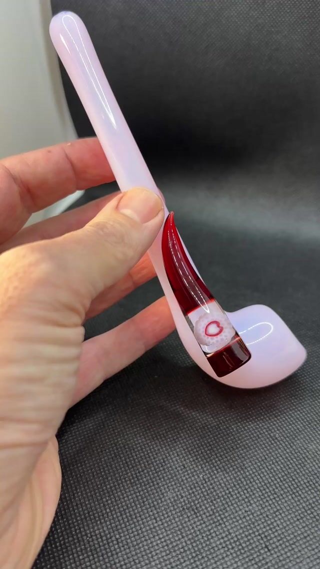 Jade pink/red Elvis long stem... | Shop Sherbet on GlassPass